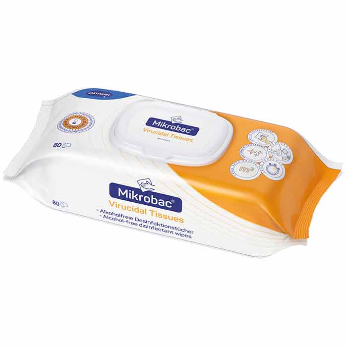 Mikrobac Virucidal Tissues 80 Tücher - bei SZYMANEK online kaufen