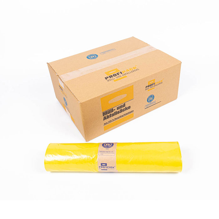 Müllsäcke LDPE 70l gelb - bei SZYMANEK online kaufen